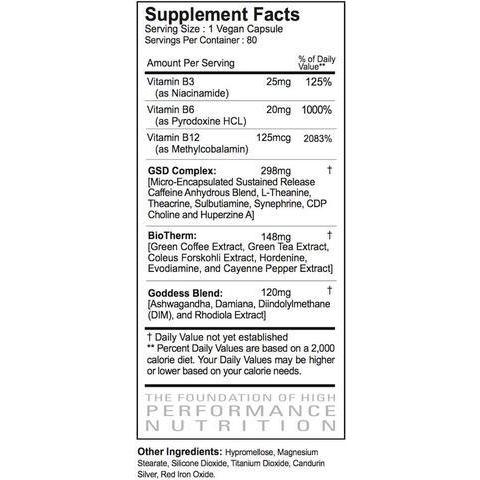 1-Db Goddess – 1 TEMPLE NUTRITION