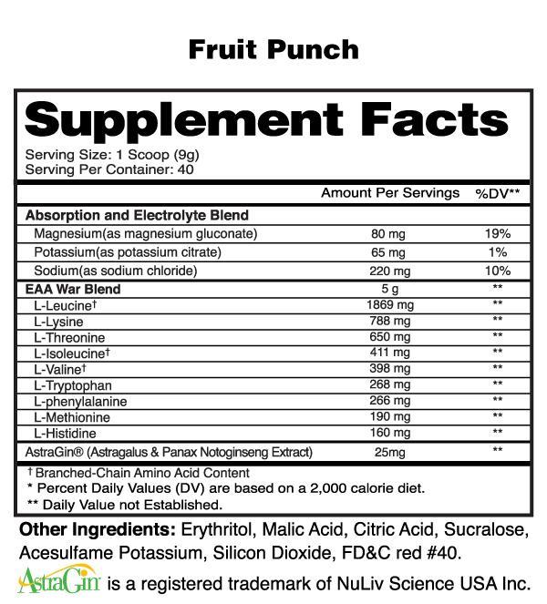 BPI Sports Essential Amino Acids EAA Powder Pre, Intra Post, 01/25/2024